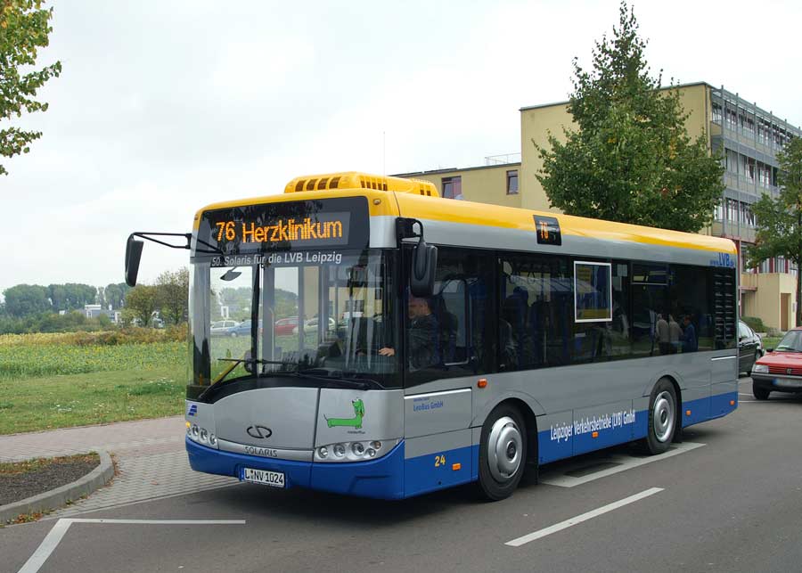 EuroBus : News - 50. Solaris-Bus für LVB Leipzig